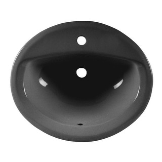 American Standard Aqualyn 20-3/8" Drop In Porcelain Bathroom Sink - Bed ...