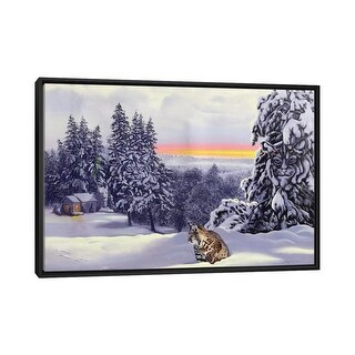 iCanvas "Bobcat - Illusion" by D. "Rusty" Rust Framed - Bed Bath ...