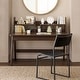 Wood Computer Desk with Hutch, Home Office Writing Desk for Bedroom ...