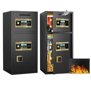 Large Double-door Coin-operated Safe,Digital Security Safe with Keypad ...