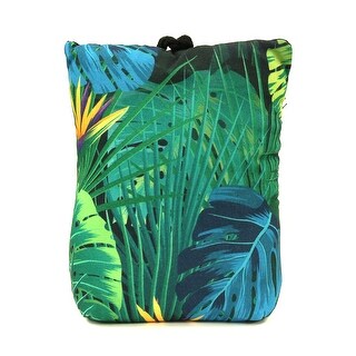 Tropical Print Fabric weighted Bag Door Stop 2.3 lbs - 8"H x 6"L x 4"W ...