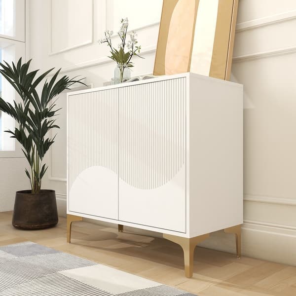 Modern Entryway Storage Cabinet with Shelves - Bed Bath & Beyond - 37928039