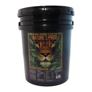 GreenGro Nature's Pride Bloom Fertilizer with Biochar & Mycorrhizae, 35 ...