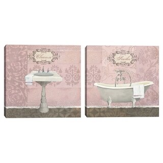 Patchwork Bath Sink, Patchwork Bath Tub by Avery Tillmon Canvas Art ...