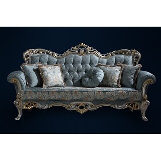 Yora 96" Traditional Round Arms Sofa - Bed Bath & Beyond - 34737343