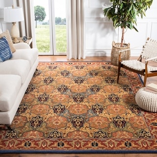 SAFAVIEH Handmade Heritage Veloudo Traditional Wool Rug - Bed Bath ...