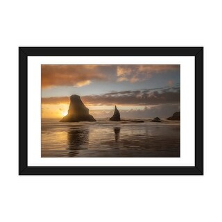 iCanvas "Sunset Sea Stacks" by Danny Head - Bed Bath & Beyond - 37393112