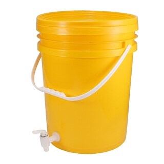 Plastic Paint Pail 20L Paint Can with Spigot Faucet Dispenser Lid ...