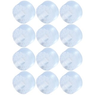 12pcs Round Rubber Feet Non-slip Leg Pad Anti-scratch Table Desk ...