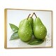 Designart "Fruit Pear Green Pointillism I" Food & Beverage Framed Wall ...