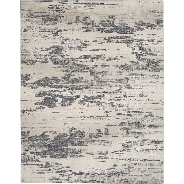 Nourison Textured Contemporary Abstract Area Rug - On Sale - Bed Bath ...