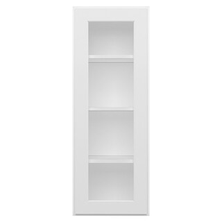 HOMLUX 42" PlyWood Wall Wood kitchen Cabinet with 1 Door, 4 Shelves ...