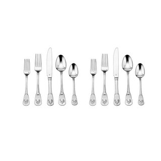 2-Pack of 20-Piece Flatware Set, French Rooster (CFE-01-FR20) - Bed ...