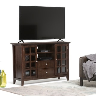 WYNDENHALL Normandy SOLID WOOD 53 inch Wide TV Media Stand For TVs up ...