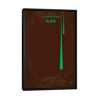 iCanvas "Alien Minimal Movie Poster" by Chungkong Framed Canvas Print ...