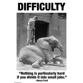 Nothing Is Particularly Hard If You Divide It Into Small Jobs. Henry ...