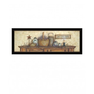 Live Life Simple 3 Black Framed Print Wall Art - Bed Bath & Beyond ...