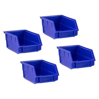 NewAge Products Blue Parts Bins (Steel SW/SBS) - Pack of 4 - Bed Bath ...