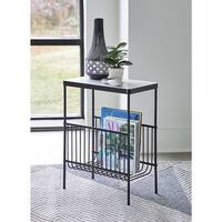 Ashley Furniture Braxmore Marble Accent Table - 22"W x 15"D x 23"H - On Sale - Bed Bath & Beyond ...