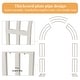 Large White Wedding Arch Stand 3 Layer Garden Backdrop Frame - Bed Bath ...