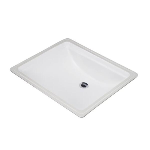 Gerber G0012765 Logan Square Rectangular Petite Undercounter Bathroom ...