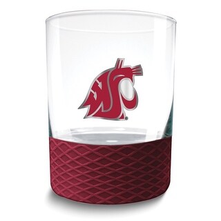 Collegiate Washington State University Commissioner 14 Oz. Rocks Glass ...