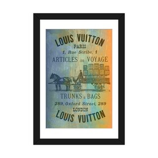 iCanvas "Vintage Woodgrain Louis Vuitton Sign 2" by 5by5collective ...