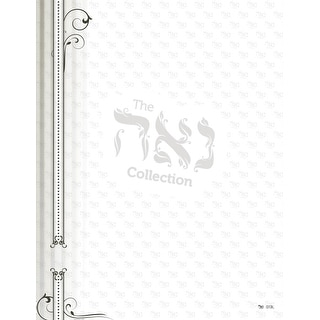 Design paper Traditional Side Swirl 3x4 " 50 Per Pack - White - 3x4 ...