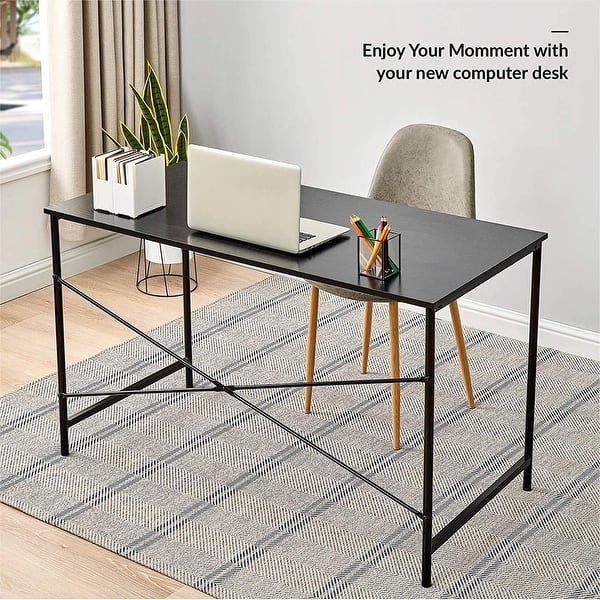 Home Office Writing Desk Metal frame - Bed Bath & Beyond - 38999221