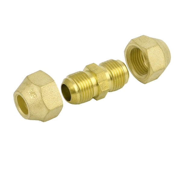 3/8BSP Double Flare Nut Air Conditioner Part Fitting for 3/8" Dia Pipe ...