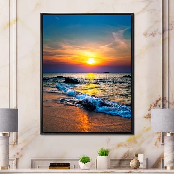 sunset canvas art