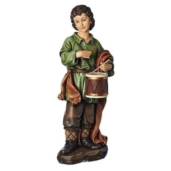 Little Drummer Boy Christmas Nativity Figurine - 30" - Brown and Green ...