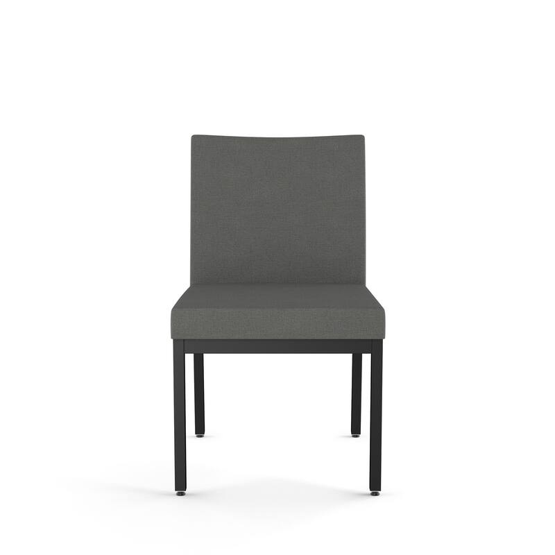 Amisco Perry Set of 2 Upholstered Dining Chairs with Metal Legs ...