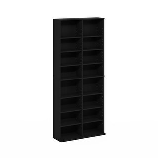 Furinno JAYA 16-Shelf Multimedia Media Storage Tower Rack with ...