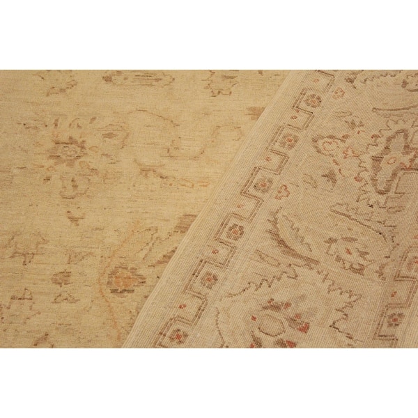 Boho Chic Ziegler Melida Beige Brown Hand-knotted Wool Rug - 8'6" x 11 ...