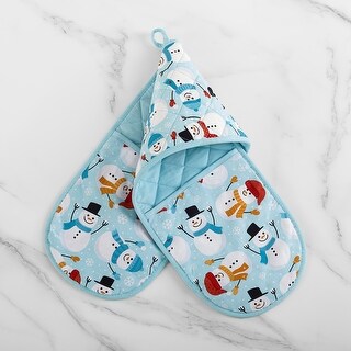 No. 918 Snow Globe Holiday 1-Piece Double Oven Mitt - Bed Bath & Beyond ...