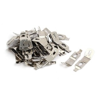 Picture Photo Frame Metal Spring Turn Clip Hanger Silver Tone 40pcs ...