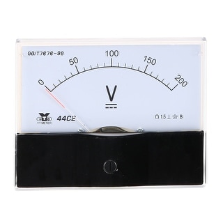 Measurement Tool Analog Panel Voltmeter DC 0 - 200V Measuring Range ...