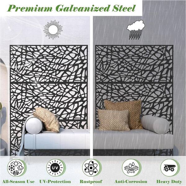 Metal Privacy Screens and Panels with Free Standing - Bed Bath & Beyond ...