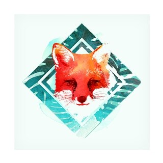 Robert Farkas 'Green Animal 2' Canvas Art - Bed Bath & Beyond - 39535838