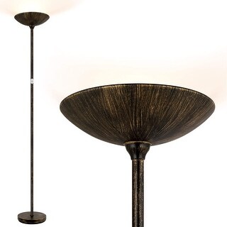 20W 2000LM LED Torchiere Floor Lamp, Stepless Dimmable, Touch Control ...