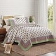 Modern Heirloom Serena Floral Reversible Cotton Quilt Set - Bed Bath ...