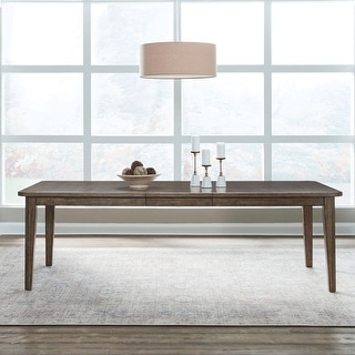 Liberty Furniture Carolina Park Rectangular Leg Table for Dining Room - Width 42" x Depth 98" x ...