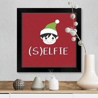 "(S)elfie" Black Framed Print - Bed Bath & Beyond - 30186997