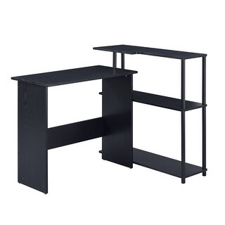 Home Office Writing Desk Computer Desk Black Finish - Bed Bath & Beyond ...
