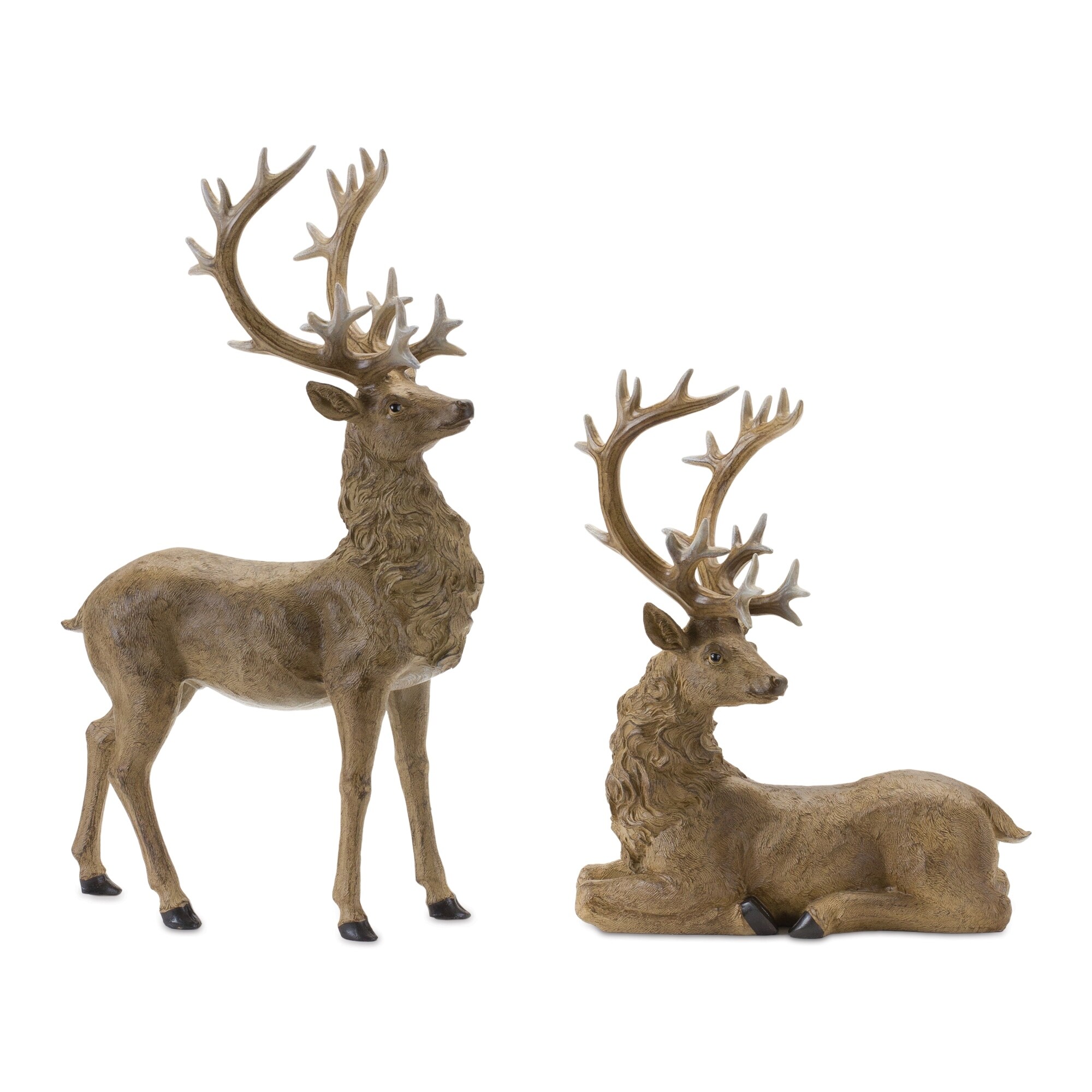 Rustic Deer Statue (Set of 2) - On Sale - Bed Bath & Beyond - 37971811