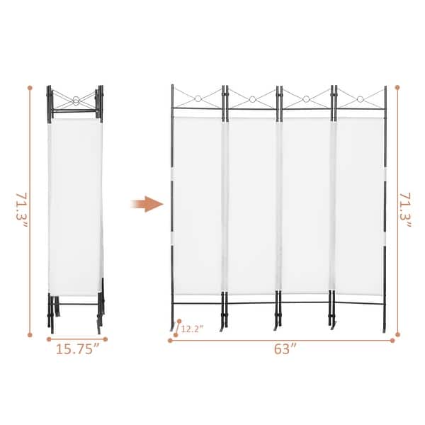 4-panel Screen Room Divider - Bed Bath & Beyond - 37703526