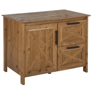 1-Door and 2-Drawer Filing Cabinet, Wood Square Cabinet - Bed Bath ...