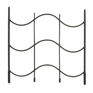 Achla Designs Waves Trellis Extension, 24 Inch Tall, Black Powder Coat ...
