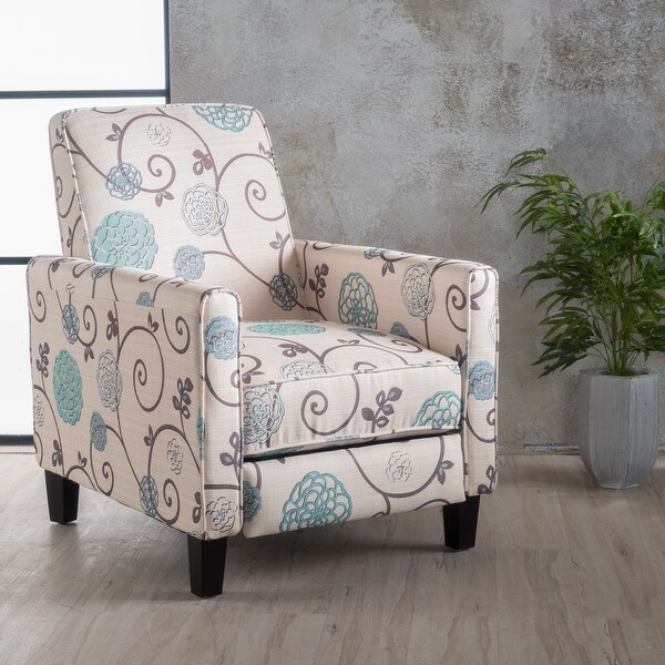 Darvis Floral Recliner Club Chair by Christopher Knight Home On Sale Bed Bath Beyond 14536411